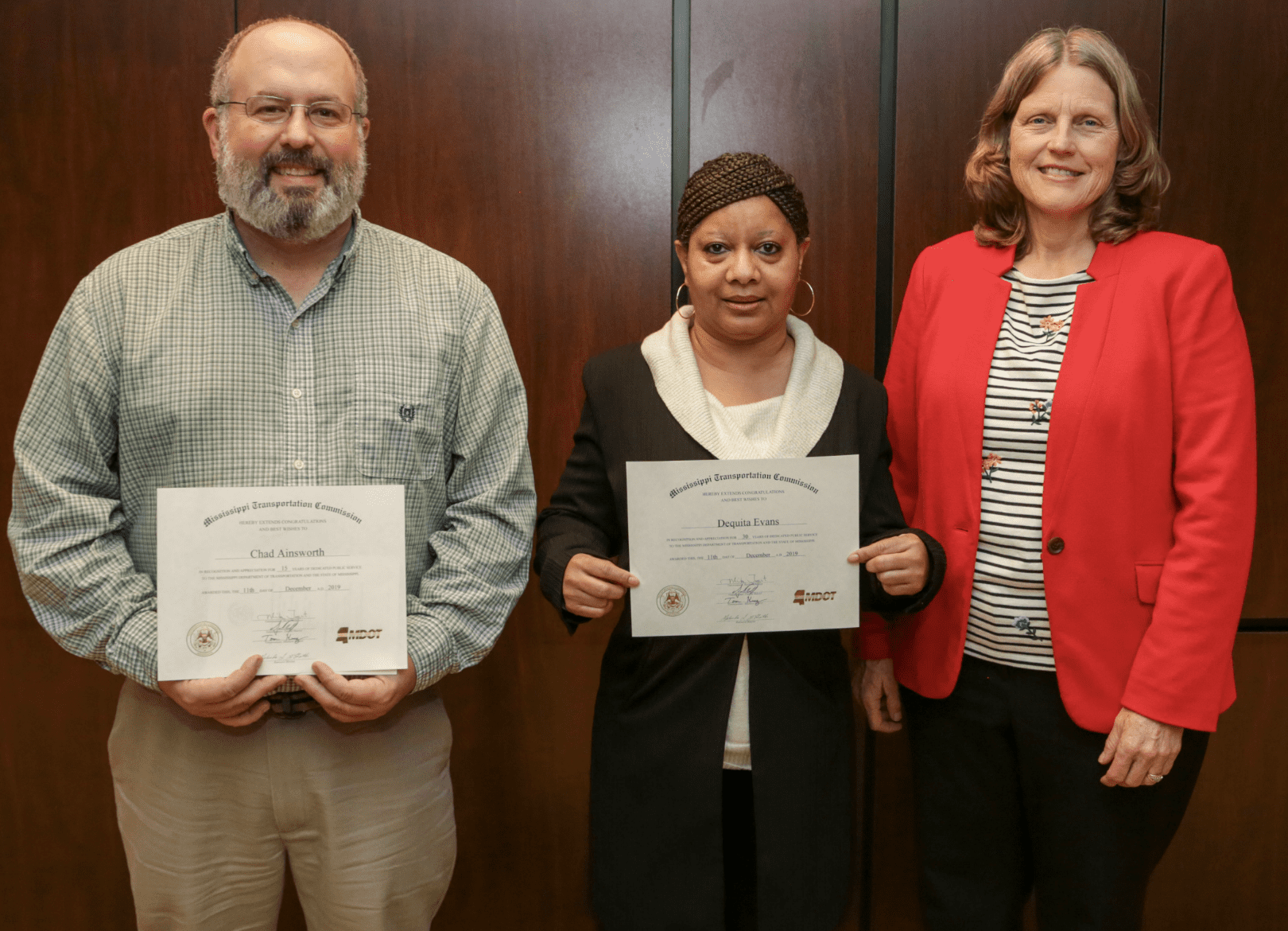 MDOT employees recognized for their service - Magnolia Tribune