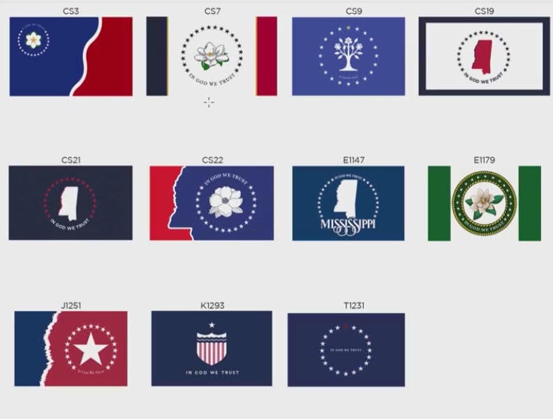 Mississippi Flag Commission narrows new state flag designs with vote on ...
