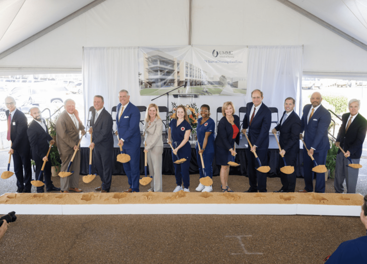 UMMC breaks ground on School of Nursing - Magnolia Tribune