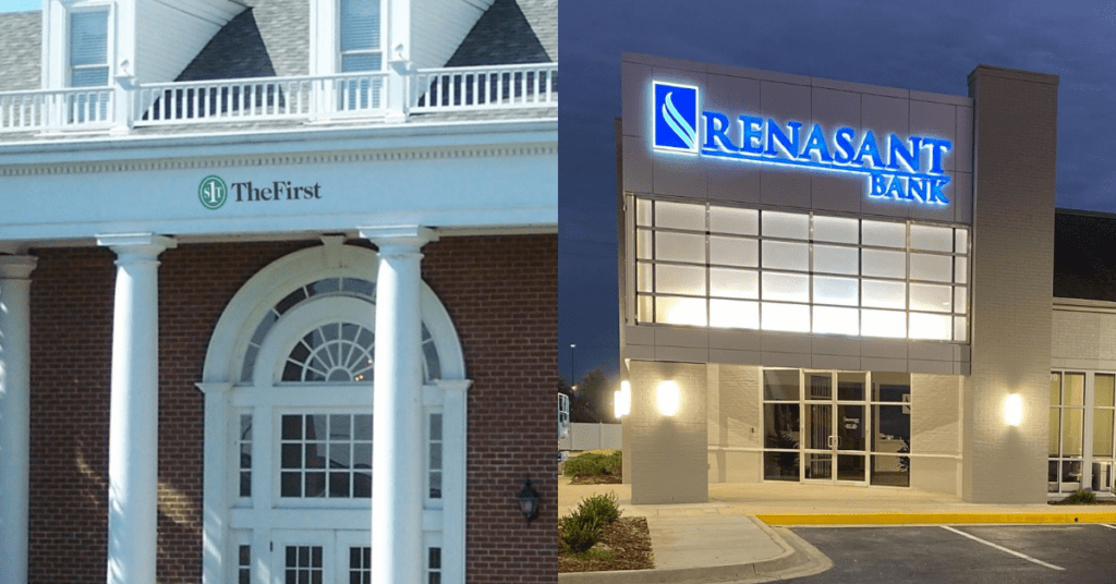 Renasant Corporation, The First Bancshares tie the knot - Magnolia Tribune